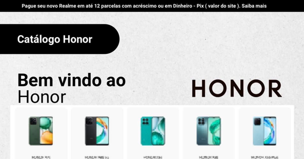 Catálogo de Preços Loja XSB - Honor BH