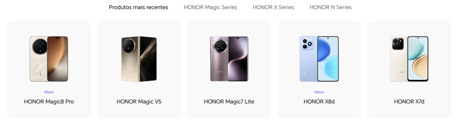 Catálogo de Preços Loja XSB - Honor BH